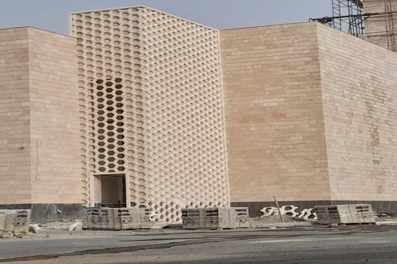 GRC Façade Installation for a Modern Administrative Building - Strong ...